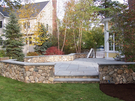 Elevated Stone Deck Designs Exploring Patio Surface Alternatives For